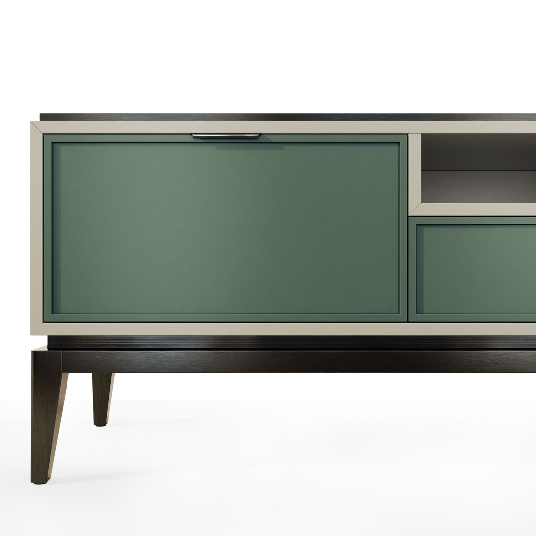 Tv stand and bedside table Vermont Wooden Kors 3D model - TurboSquid ...