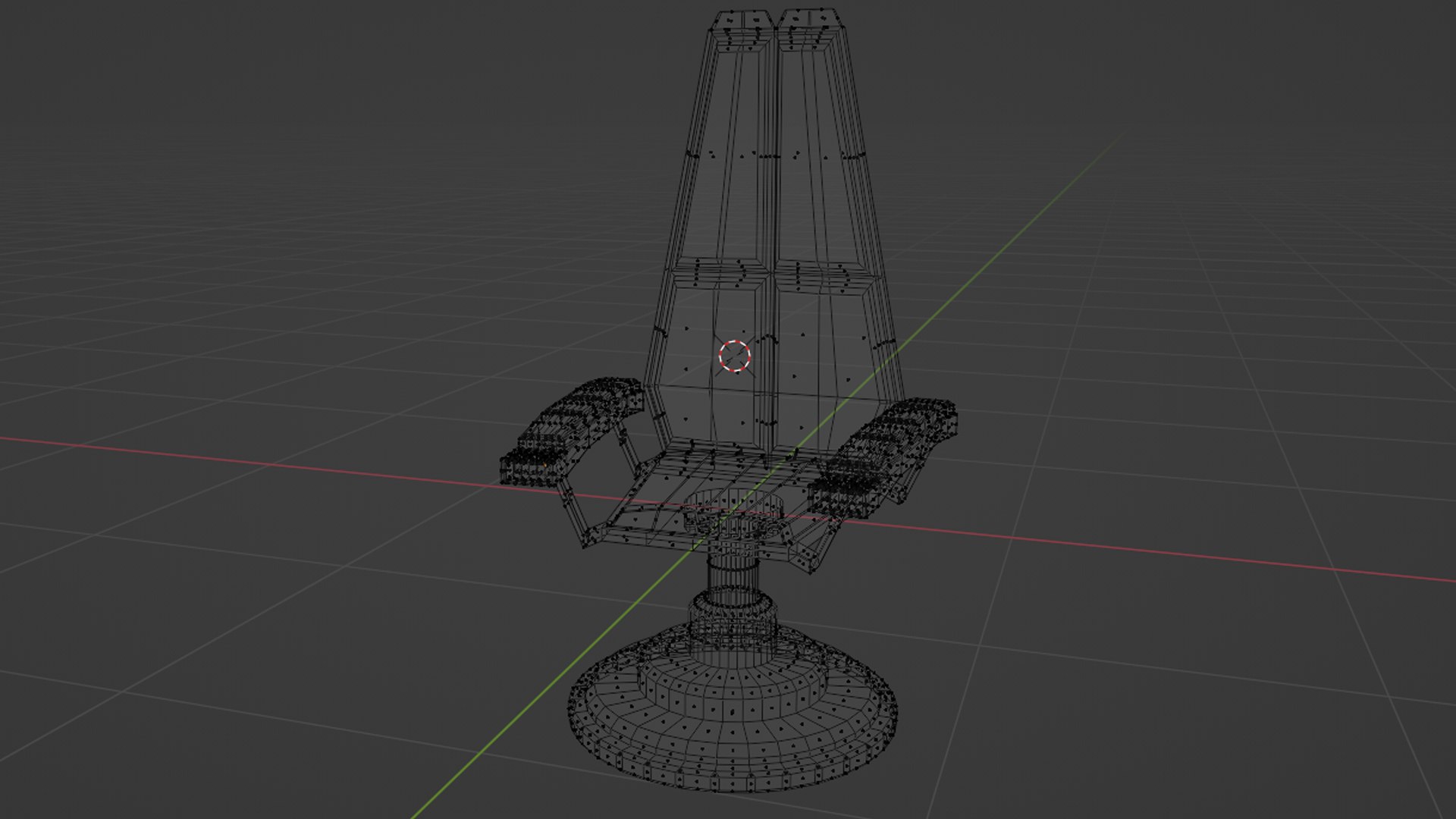 3D Sci-Fi Command Chair Captains Seat - TurboSquid 2352200