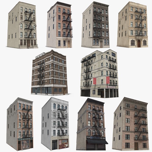 Apartment Building 3D Models for Download | TurboSquid