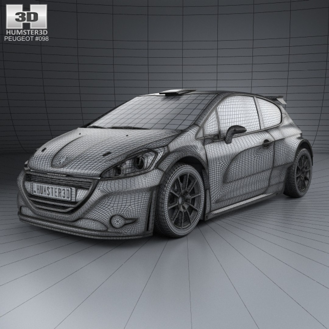 3D Model Peugeot 208 R5 - TurboSquid 1277341