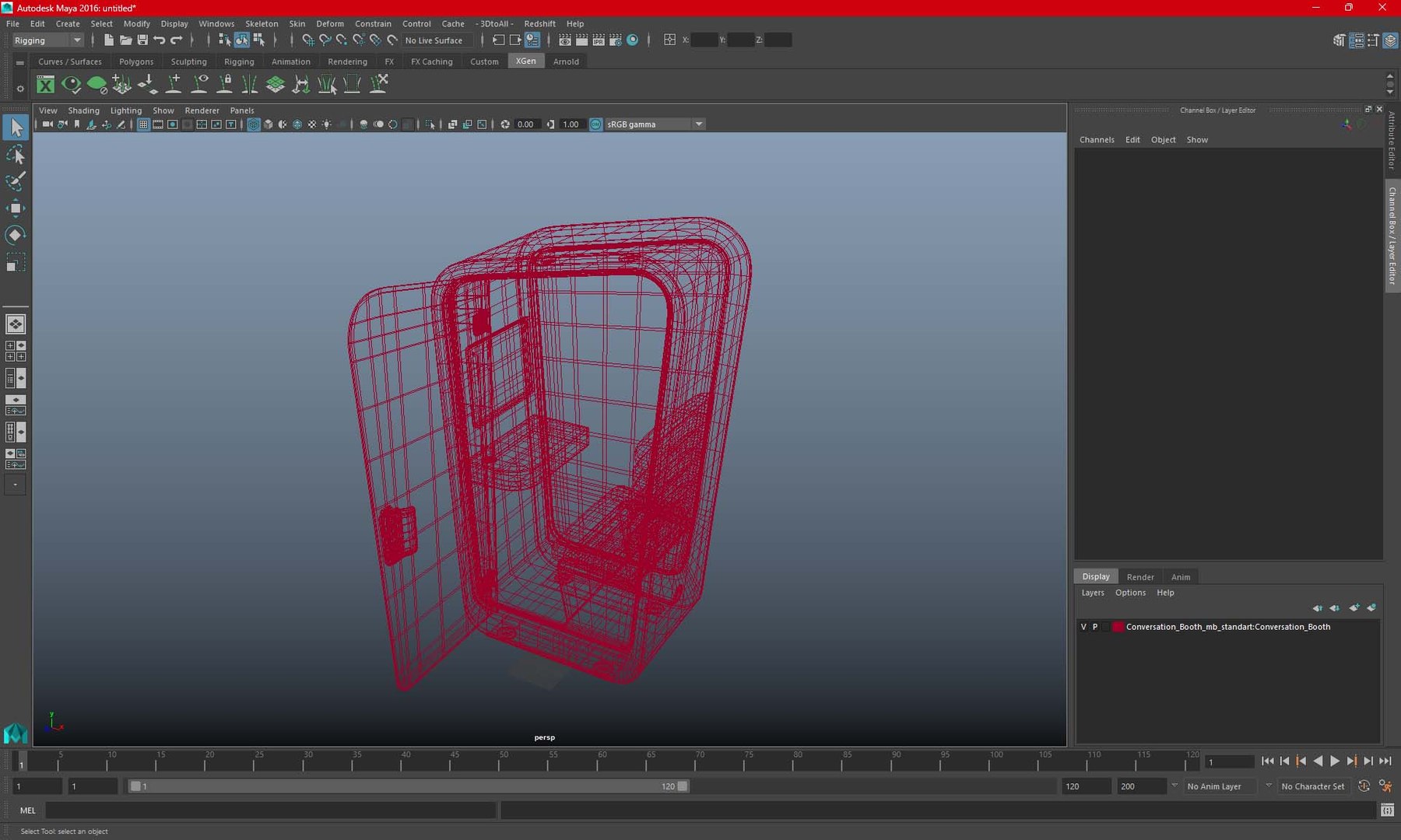 Conversation Office Booth 3D Model - TurboSquid 2205466