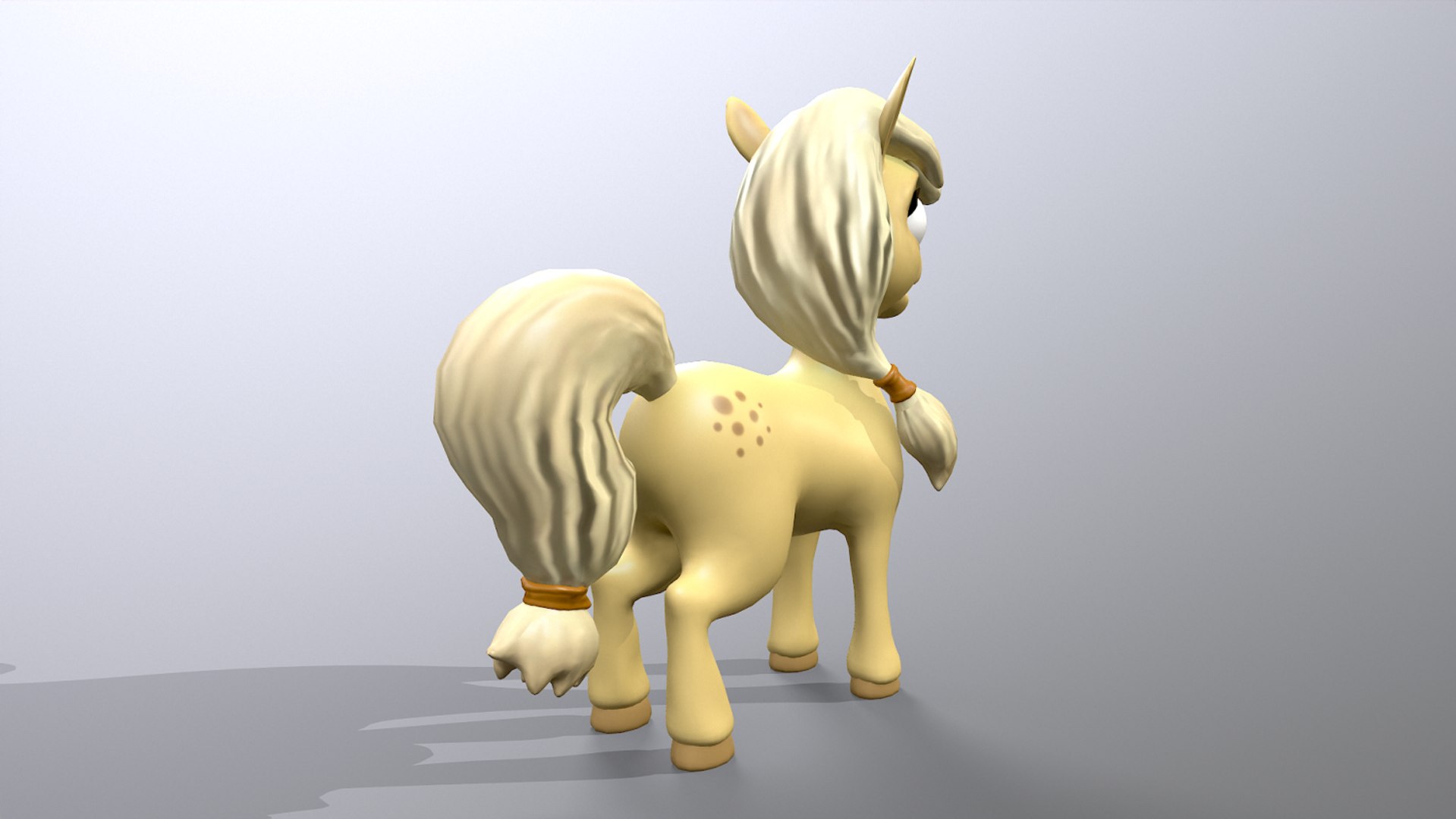 Pony Cartoon Model - TurboSquid 1679348