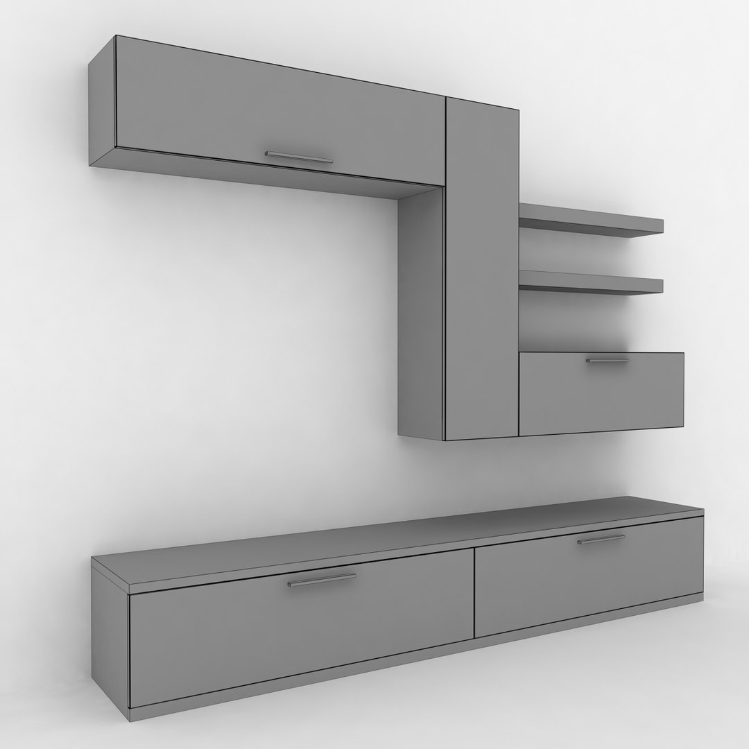 Tv Unit 3d Model