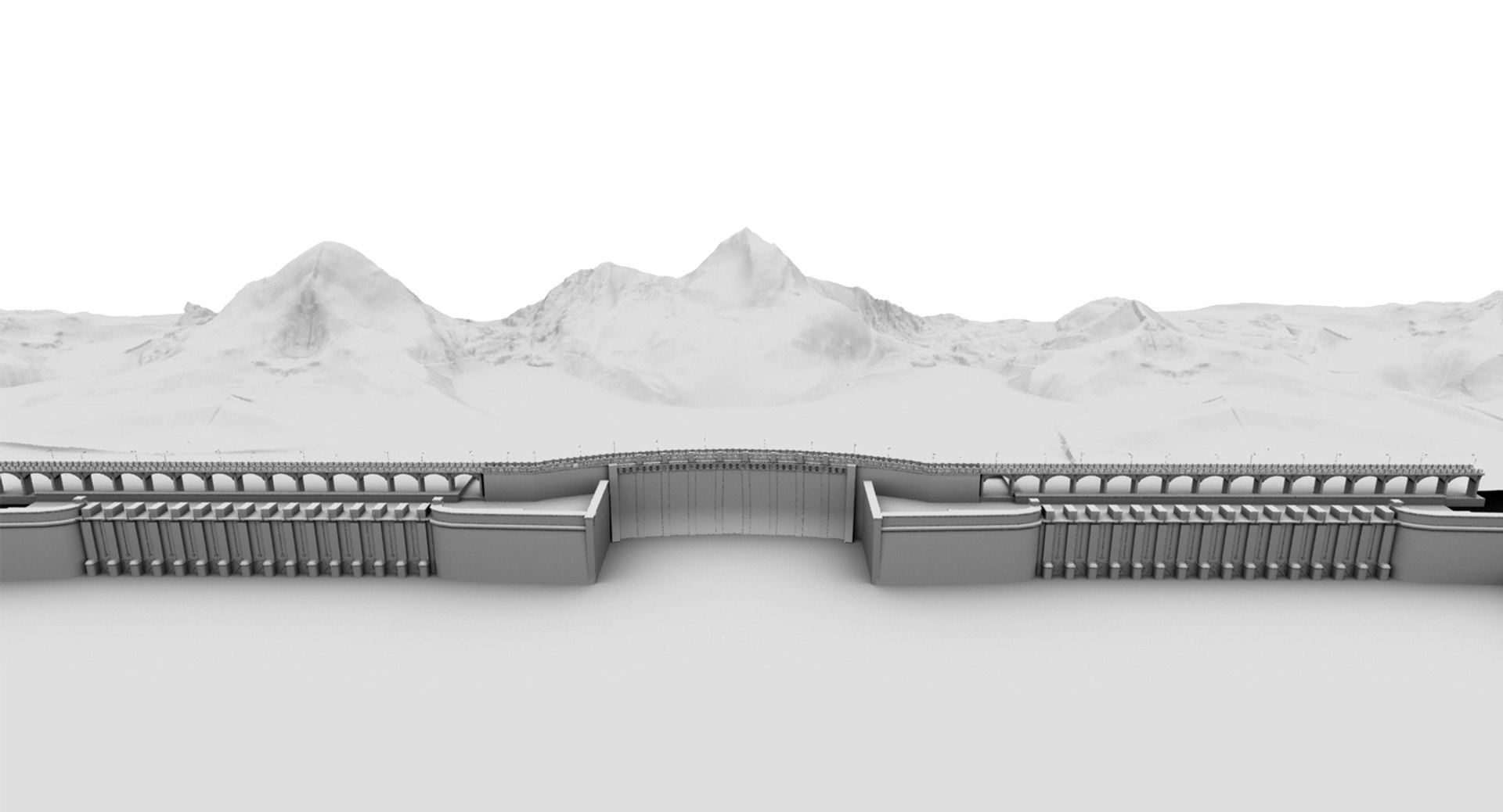 Dam Model - TurboSquid 1471966
