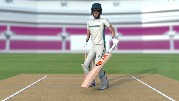 modelo 3d Cricket Actions - TurboSquid 2026446