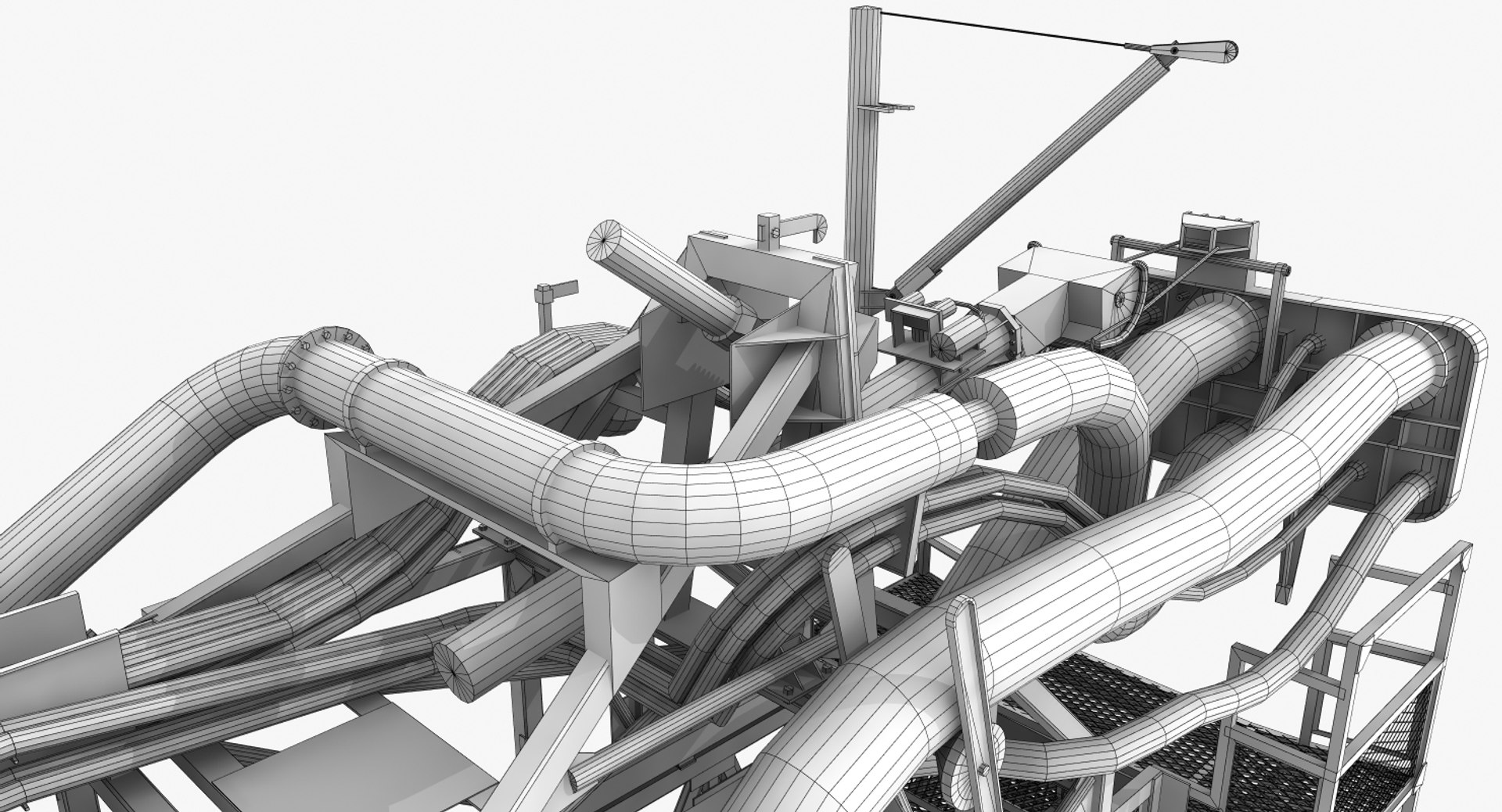 3D Model Swing Arm 5 Apollo - TurboSquid 1402149