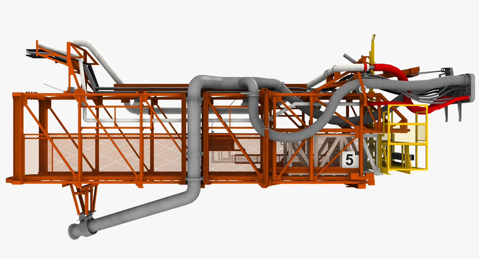 3D Model Swing Arm 5 Apollo - TurboSquid 1402149