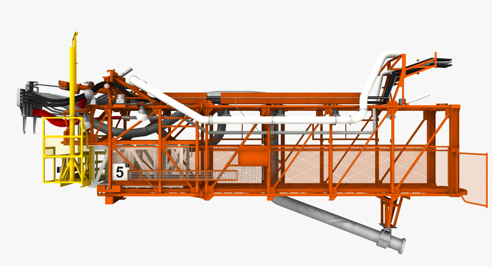 3D Model Swing Arm 5 Apollo - TurboSquid 1402149