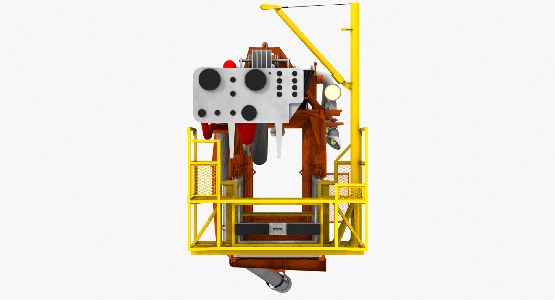 3D Model Swing Arm 5 Apollo - TurboSquid 1402149