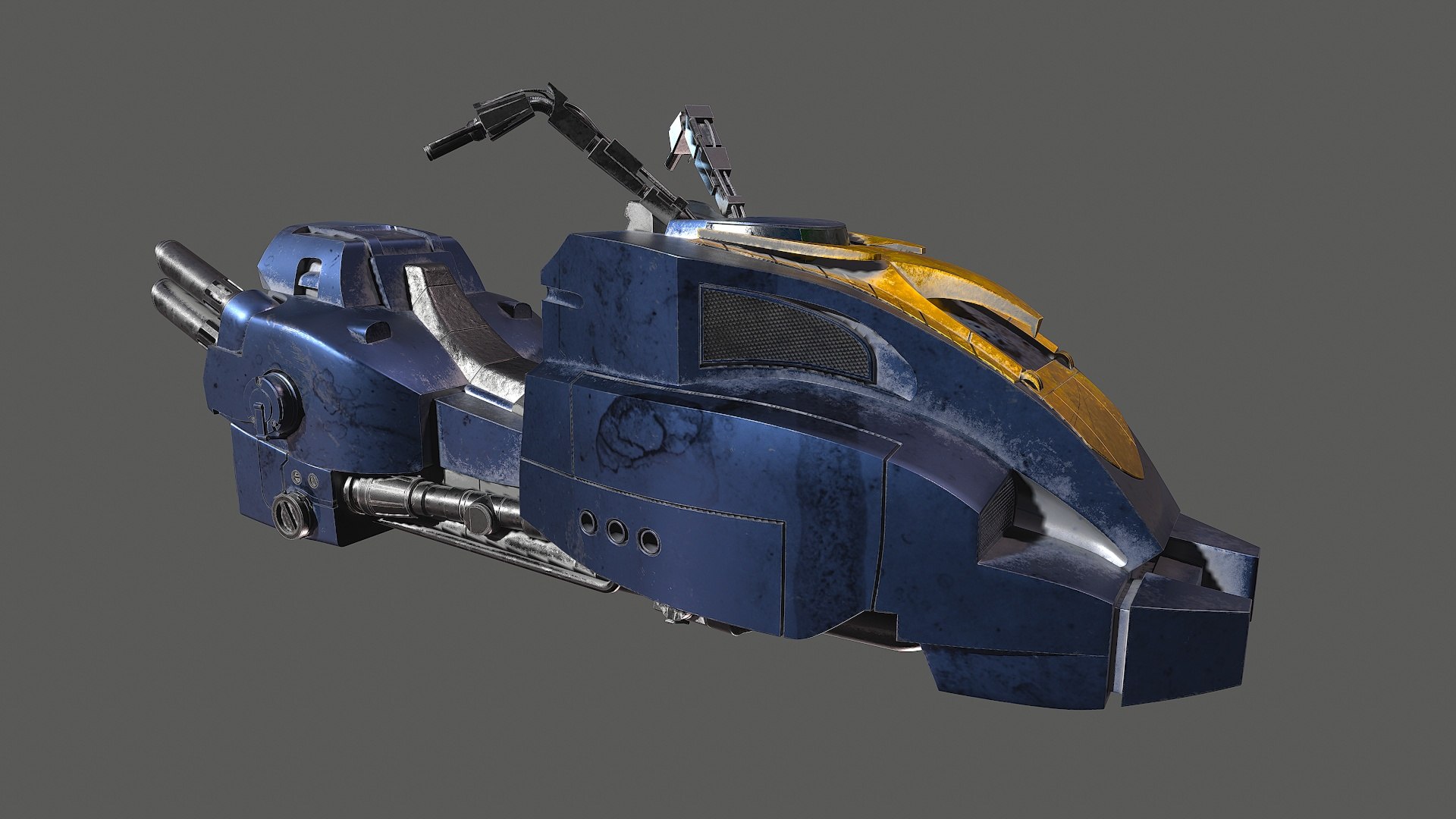 modelo 3d Lawmaster Motorbike Judge Dredd - TurboSquid 1921366