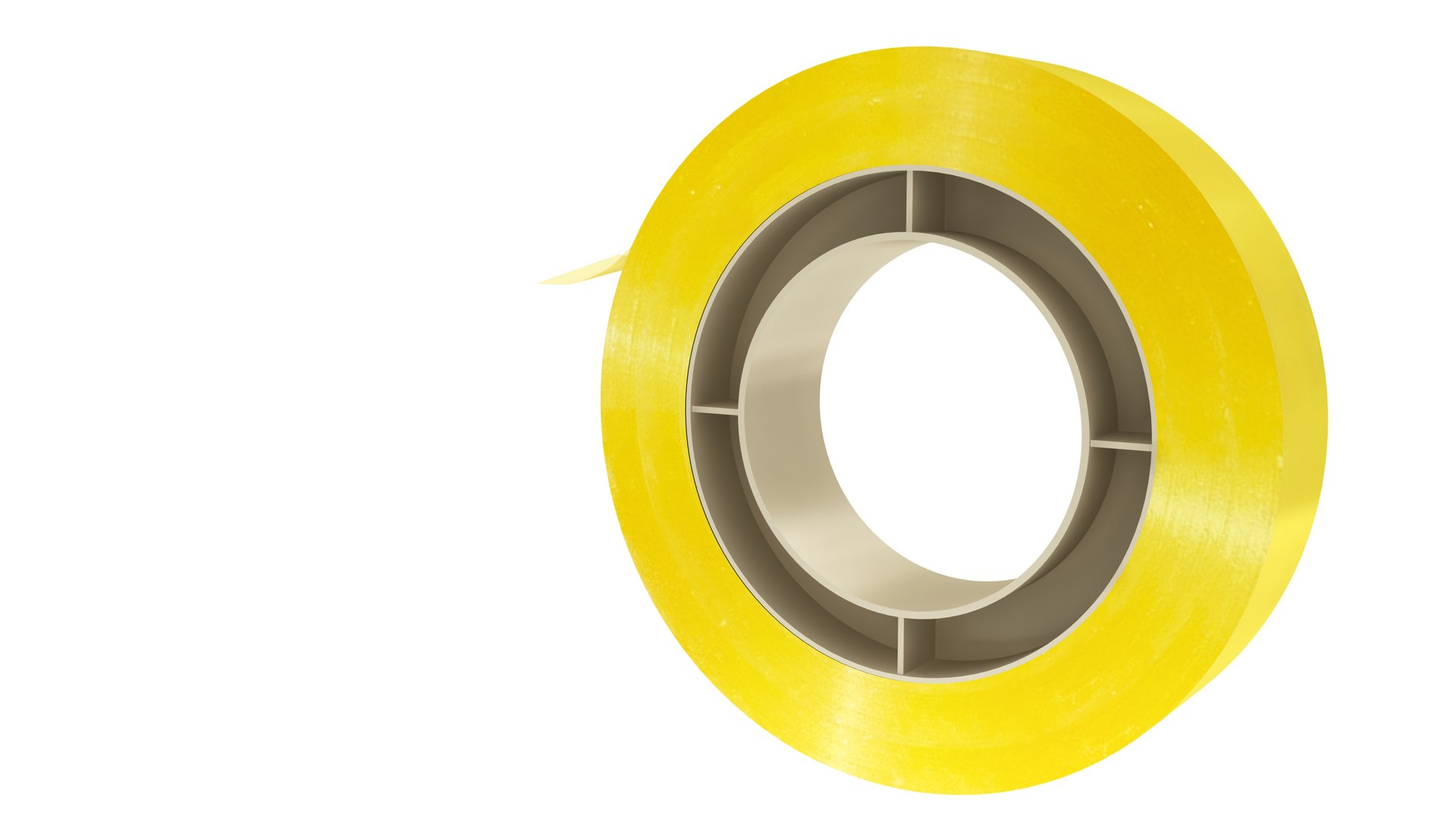3D Small Tape Open Model - TurboSquid 2221627