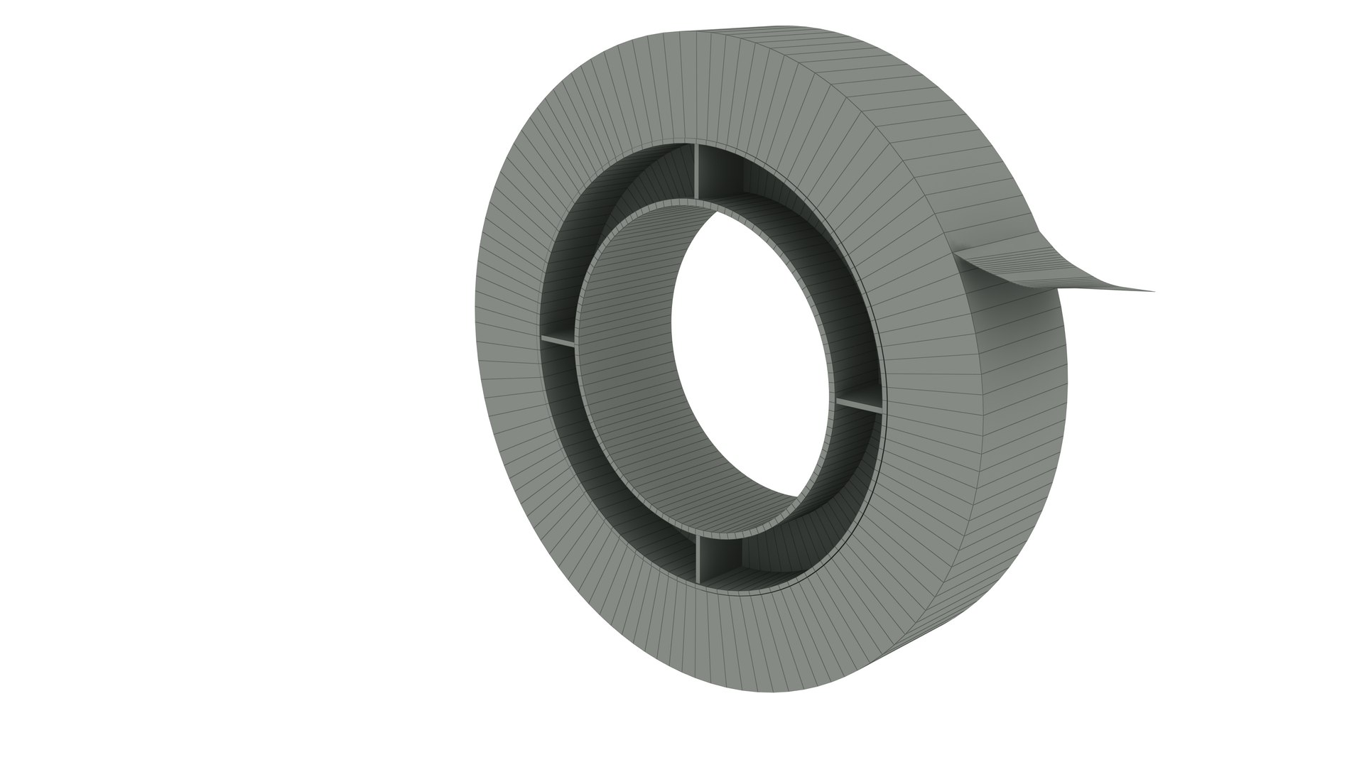3D Small Tape Open Model - TurboSquid 2221627