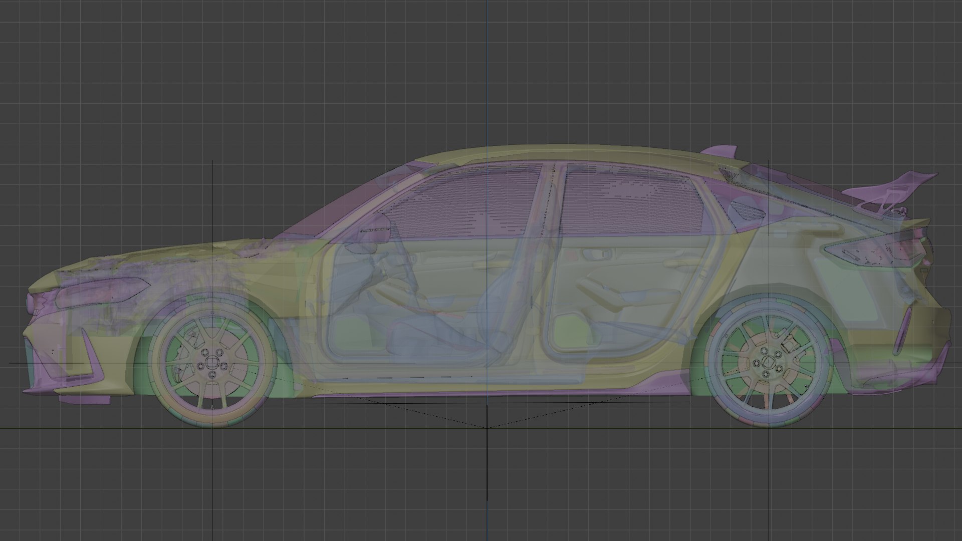 3D Honda Civic Type R - TurboSquid 2324383