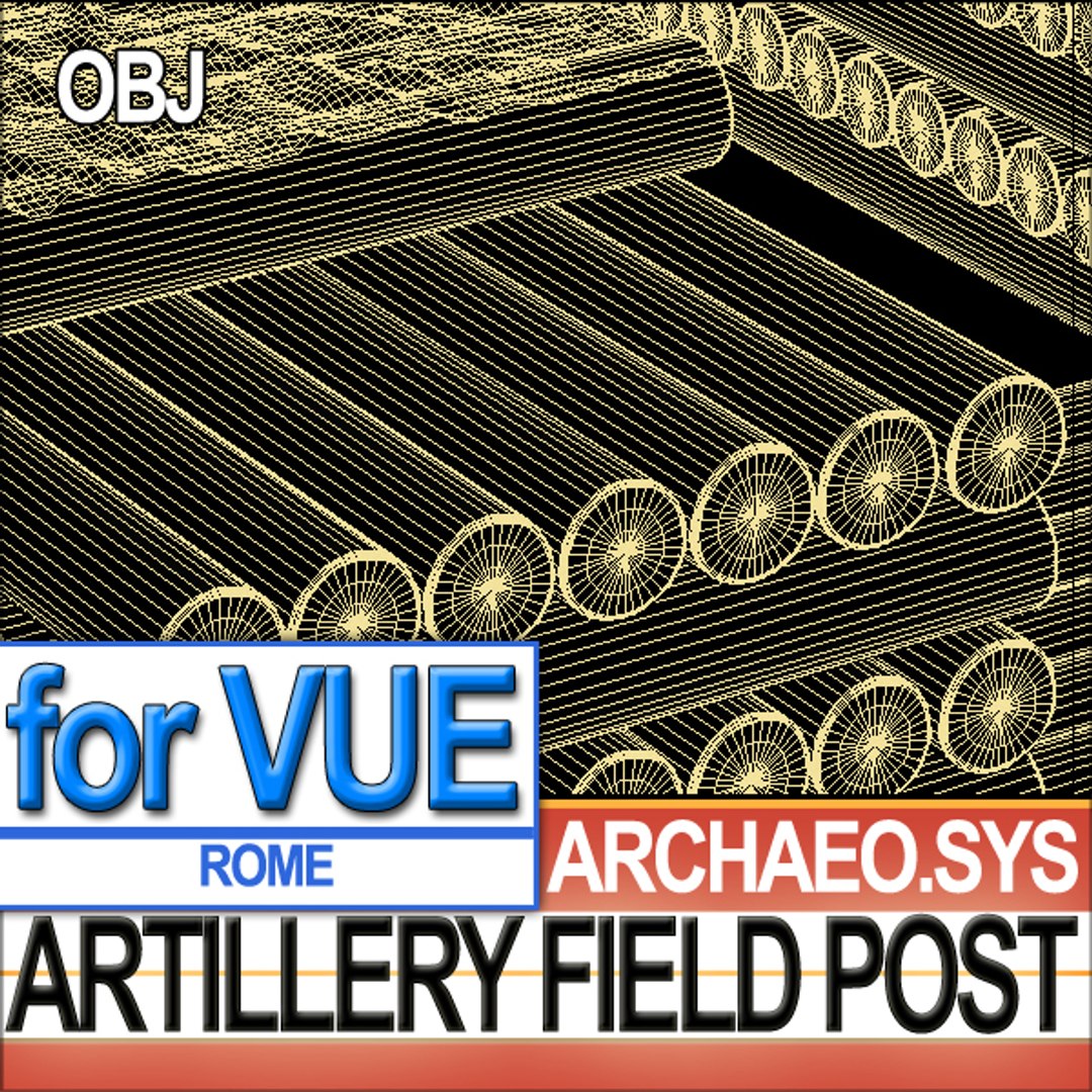 Roman Artillery Field Post 3d 3ds