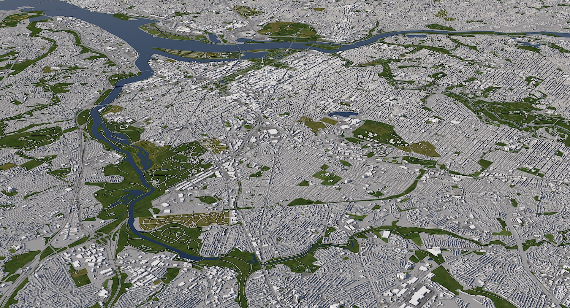 Washington Dc Cityscape 3d Max