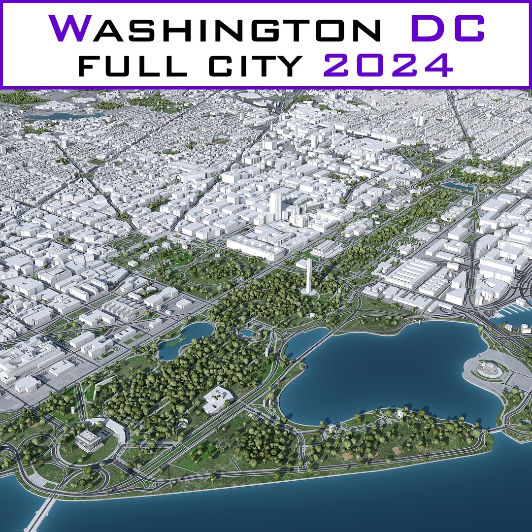 Washington Dc Cityscape 3d Max