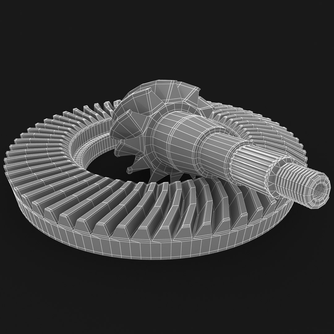 3d Model Realistic Pinion Gear