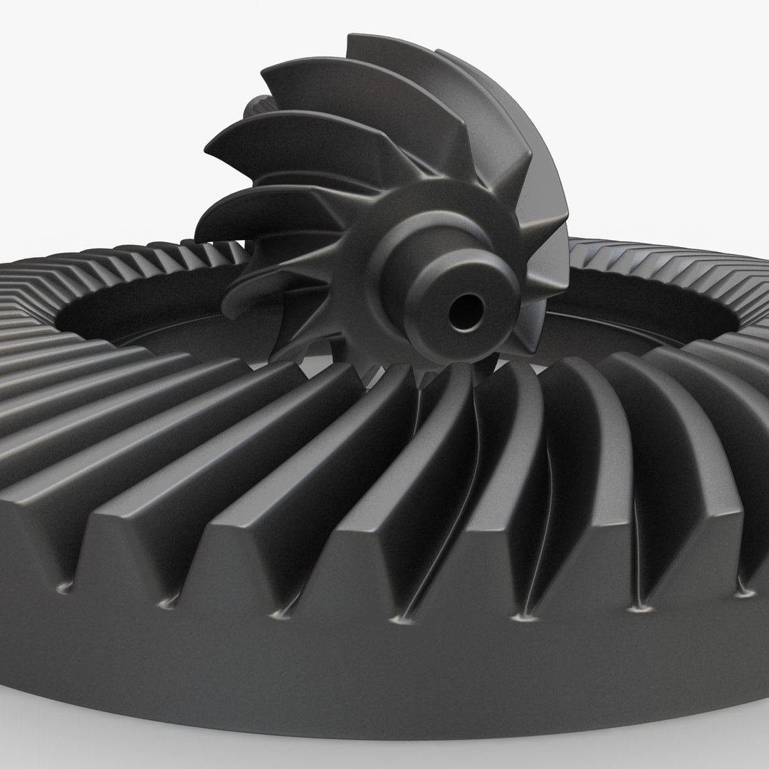 3d Model Realistic Pinion Gear
