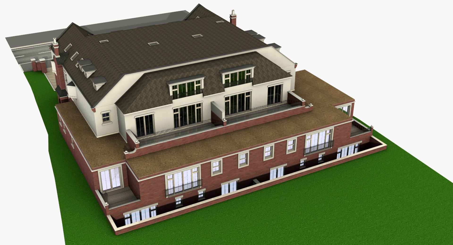 3d British House Model