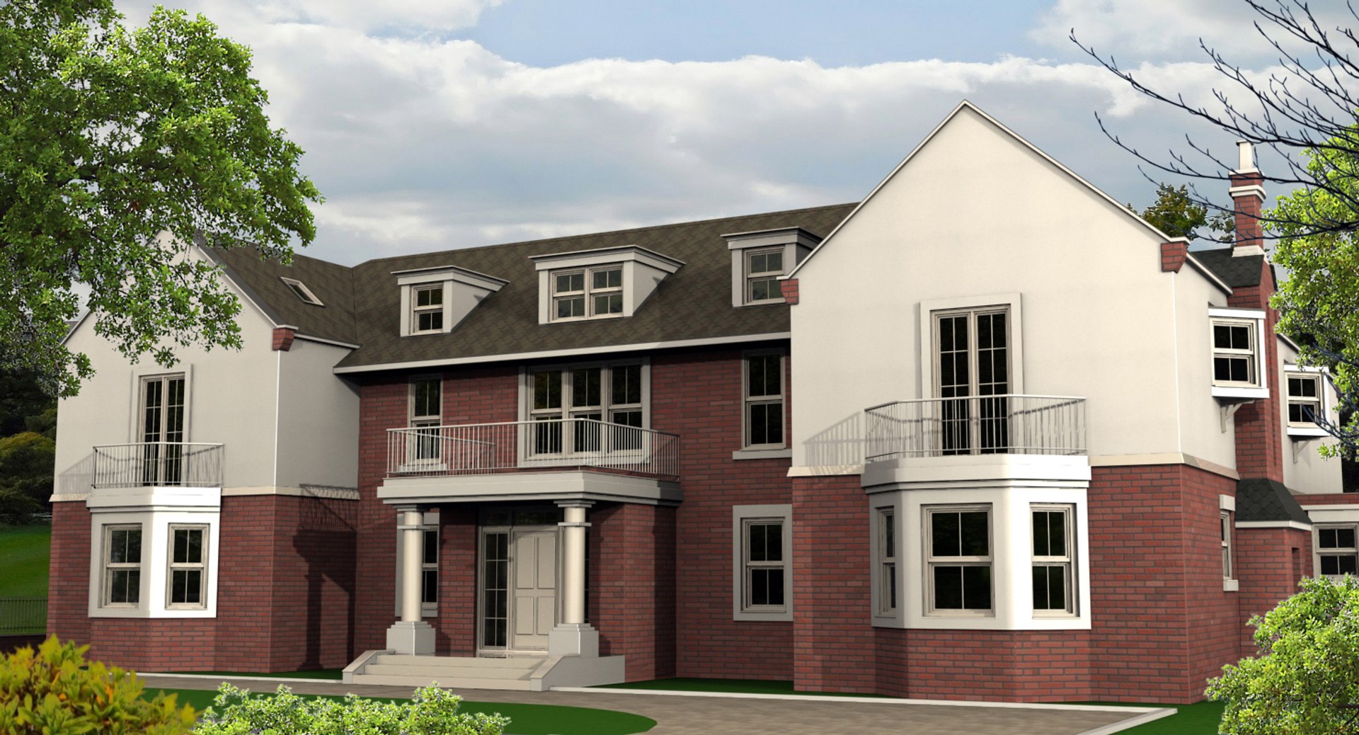 3d British House Model