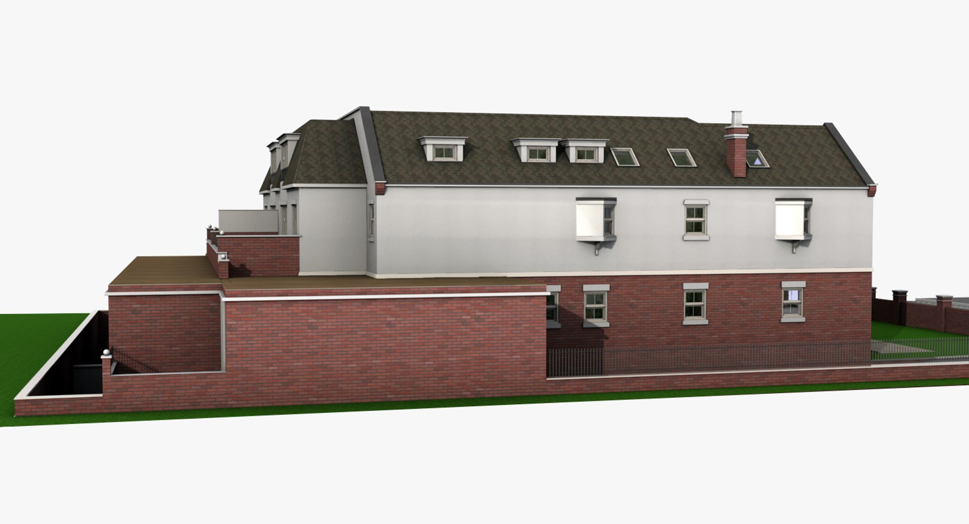 3d British House Model