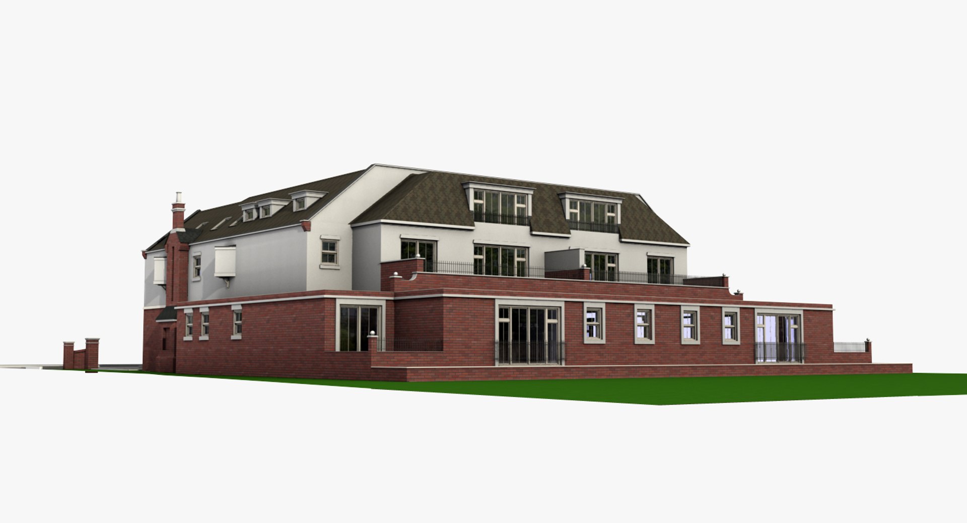 3d British House Model