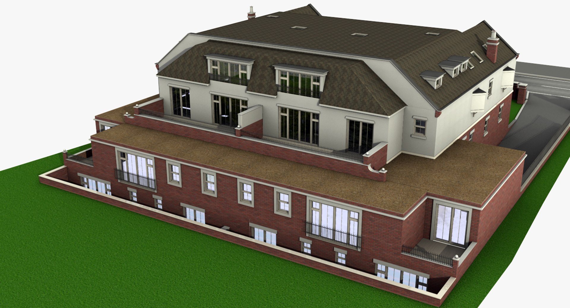 3d British House Model