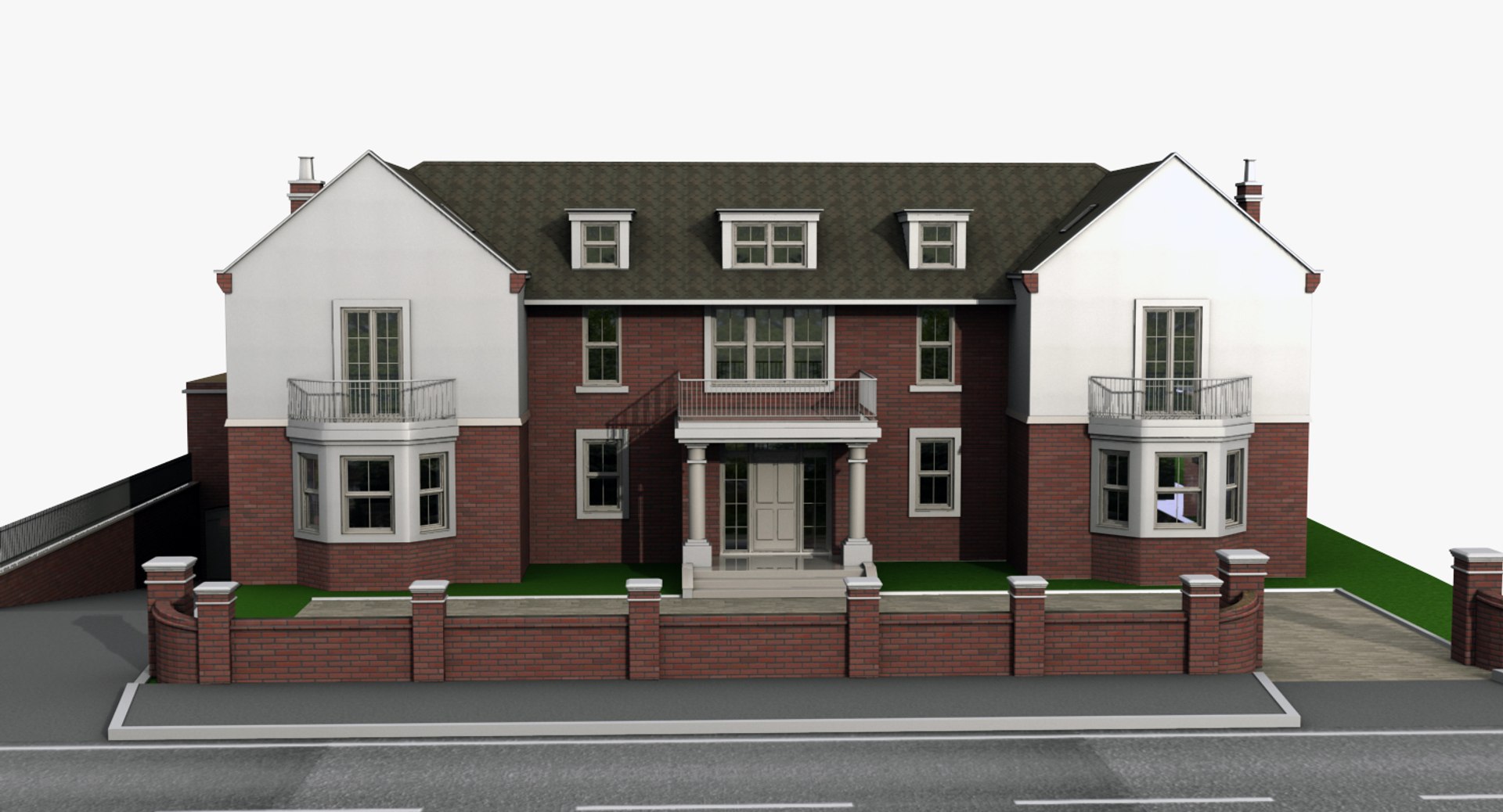 3d British House Model