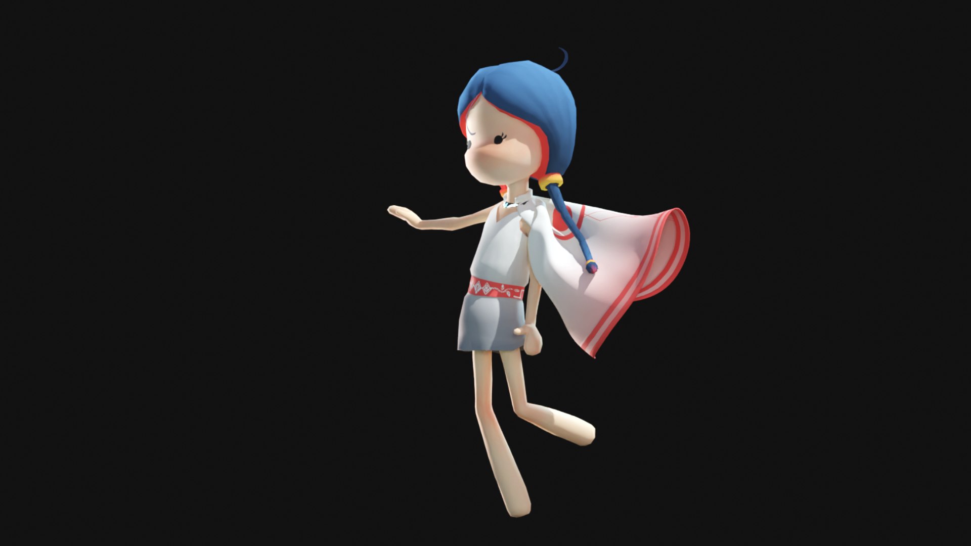 3D Model Azie Girl Toon N3 - TurboSquid 1879639