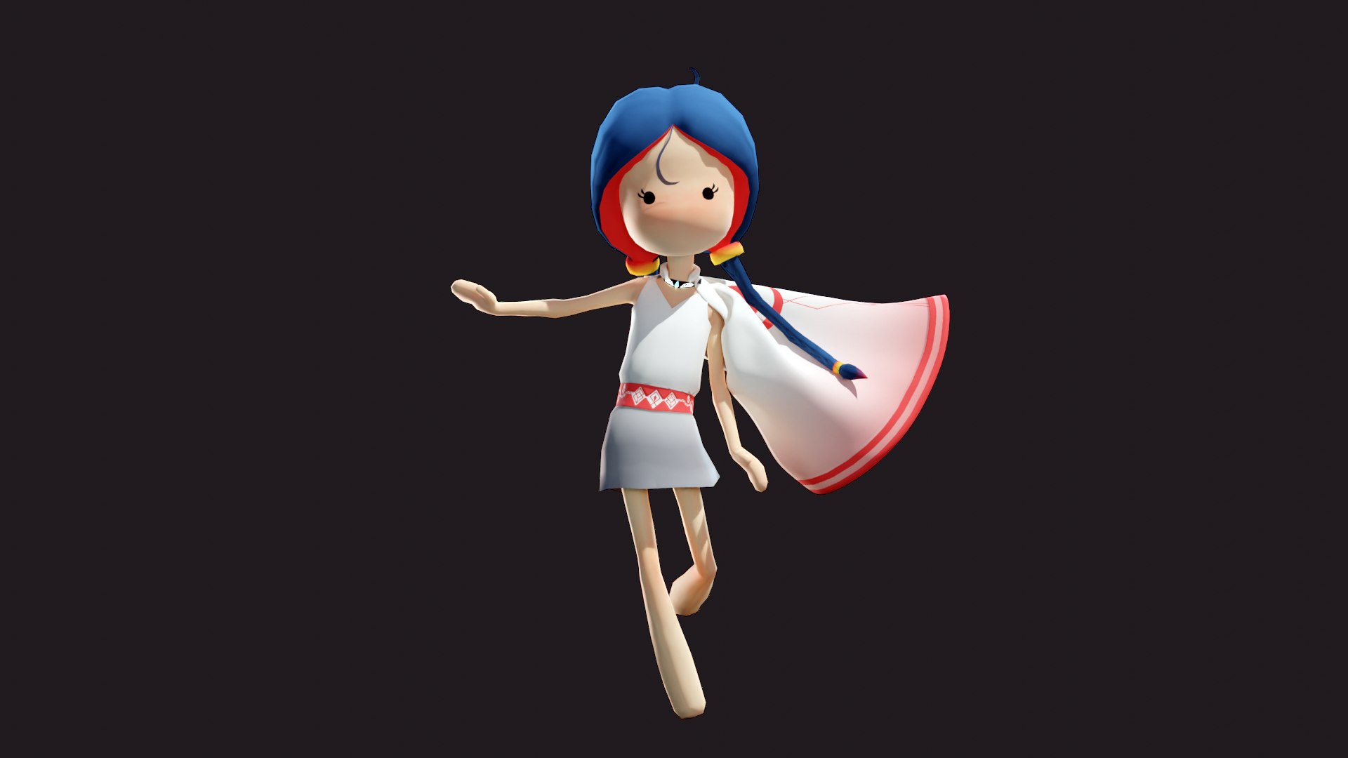 3D Model Azie Girl Toon N3 - TurboSquid 1879639