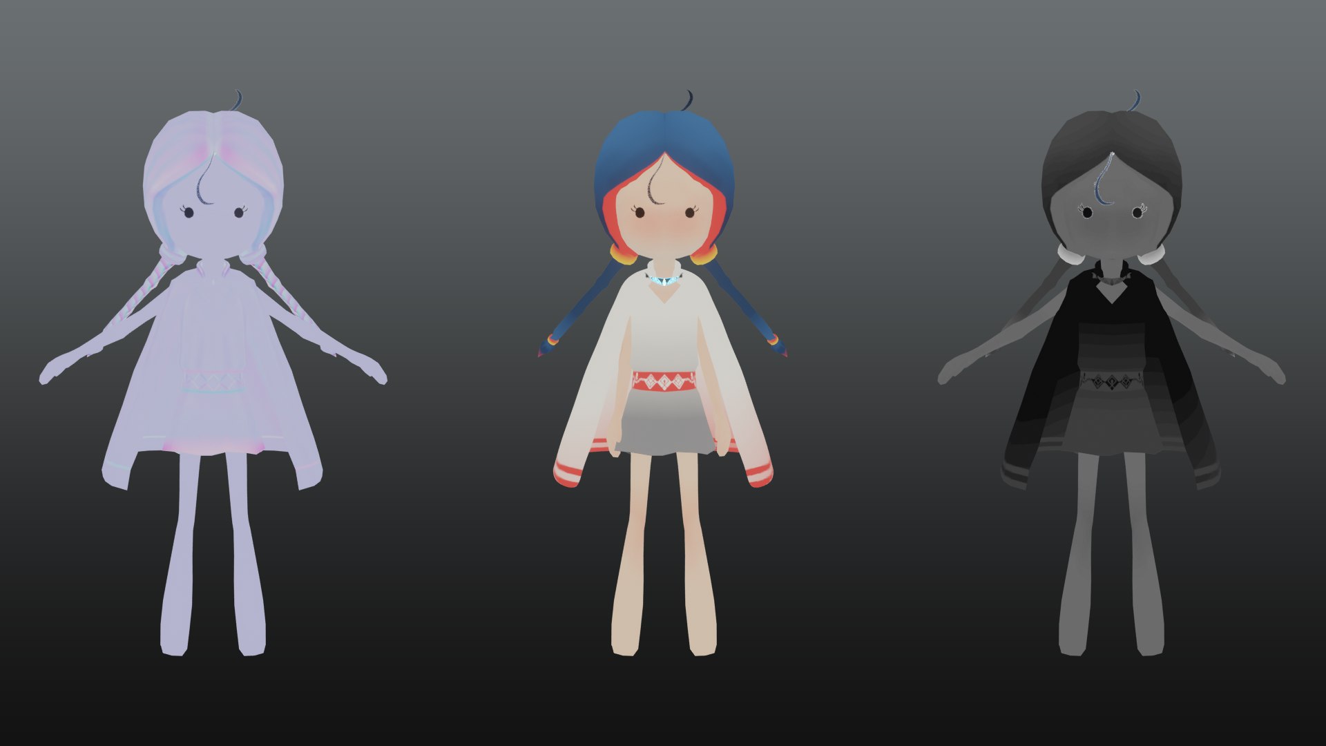 3D Model Azie Girl Toon N3 - TurboSquid 1879639