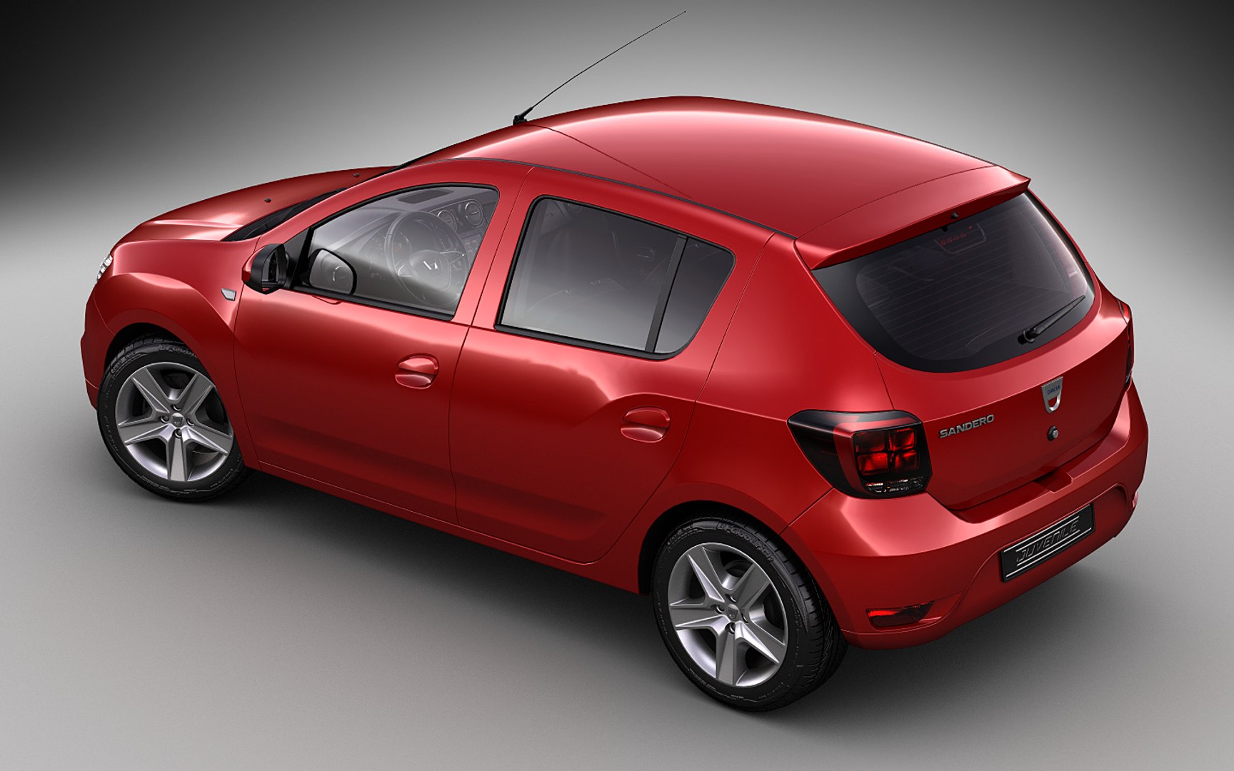 3d model dacia sandero 2017