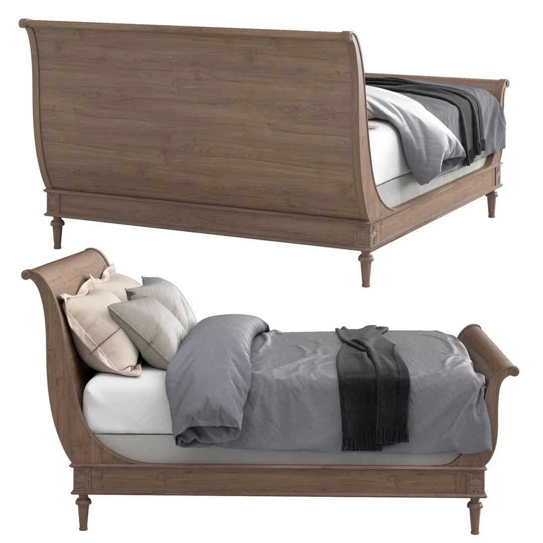 3D rh bed empire - TurboSquid 1681695