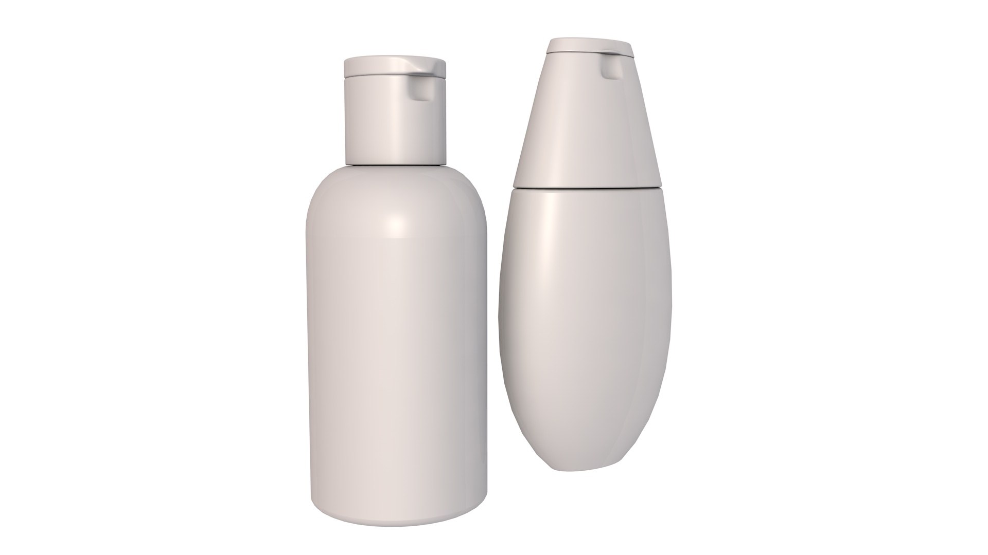 Cosmetic containers 3D model - TurboSquid 1809593