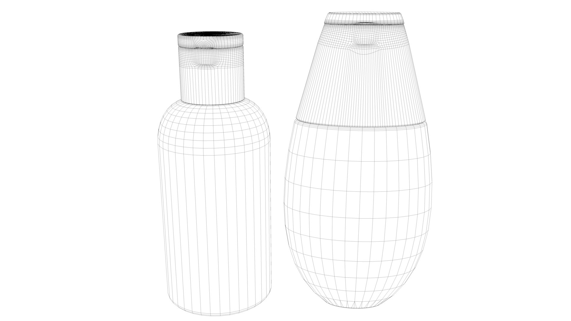 Cosmetic containers 3D model - TurboSquid 1809593