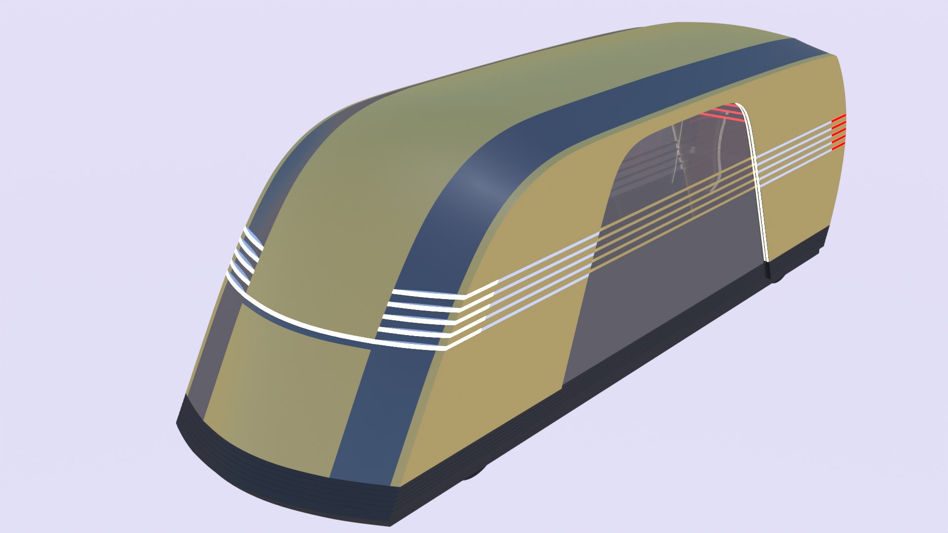 3D Model Tesla Robovan Exterior - TurboSquid 2324665