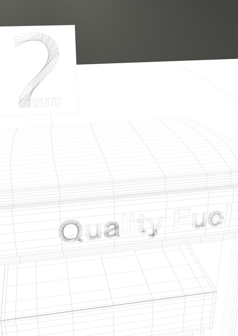 Simple gas station model - TurboSquid 1552048