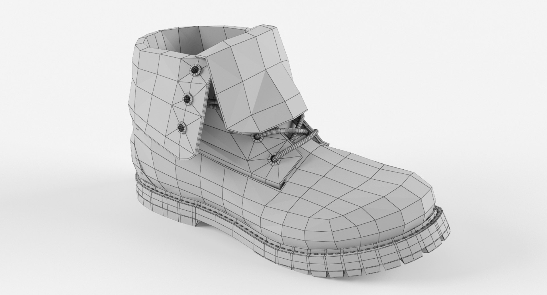 Boot Leather 3d Max