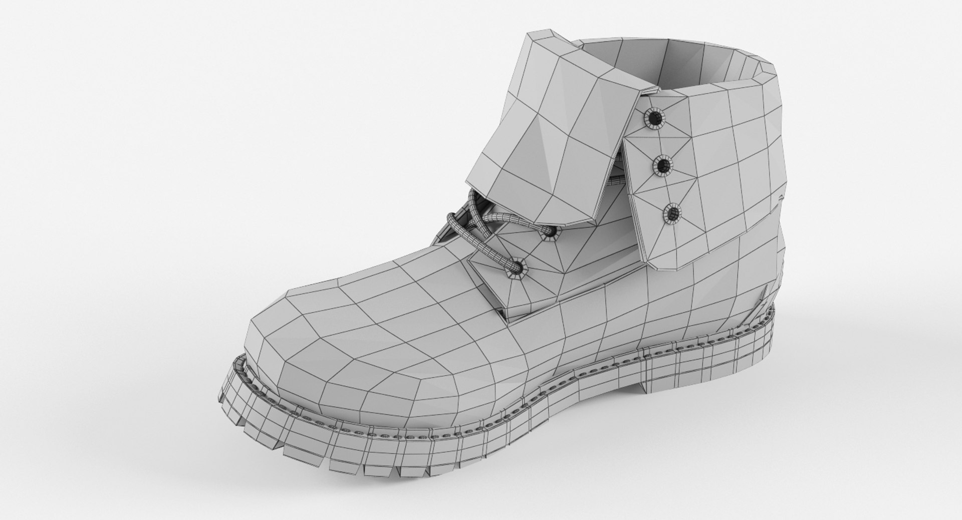 Boot Leather 3d Max