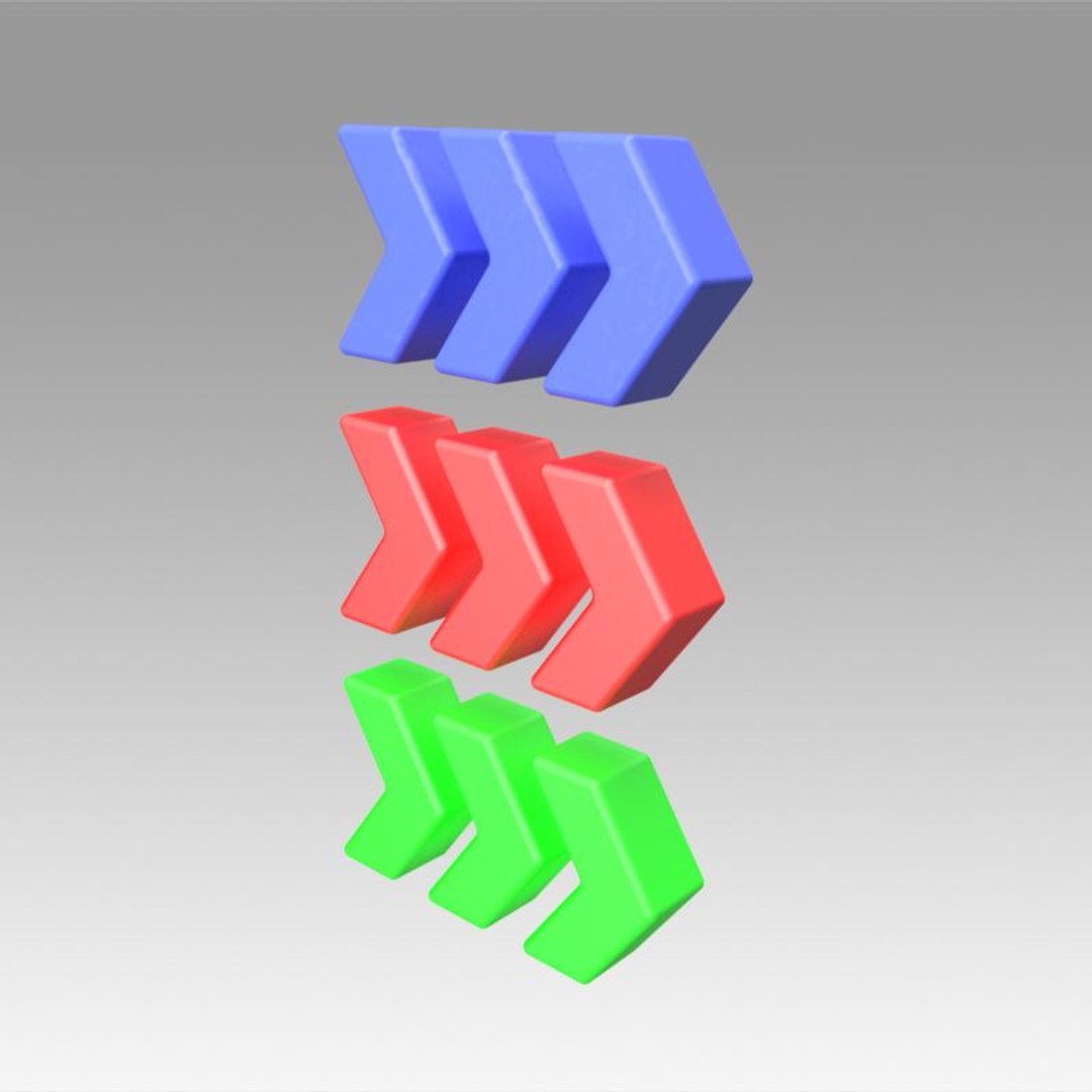 Arrow Sign 3D Model - TurboSquid 1304904