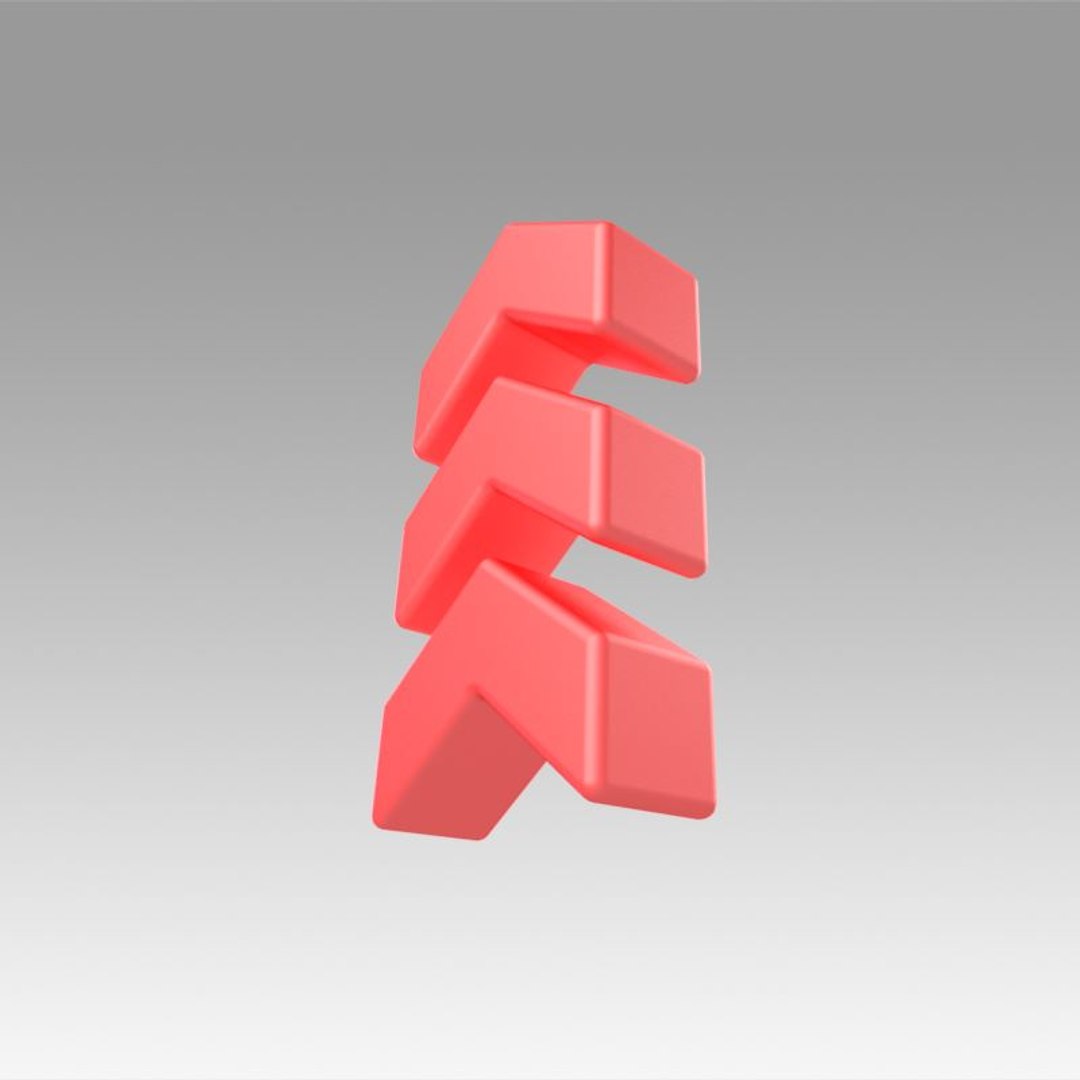 Arrow Sign 3D Model - TurboSquid 1304904