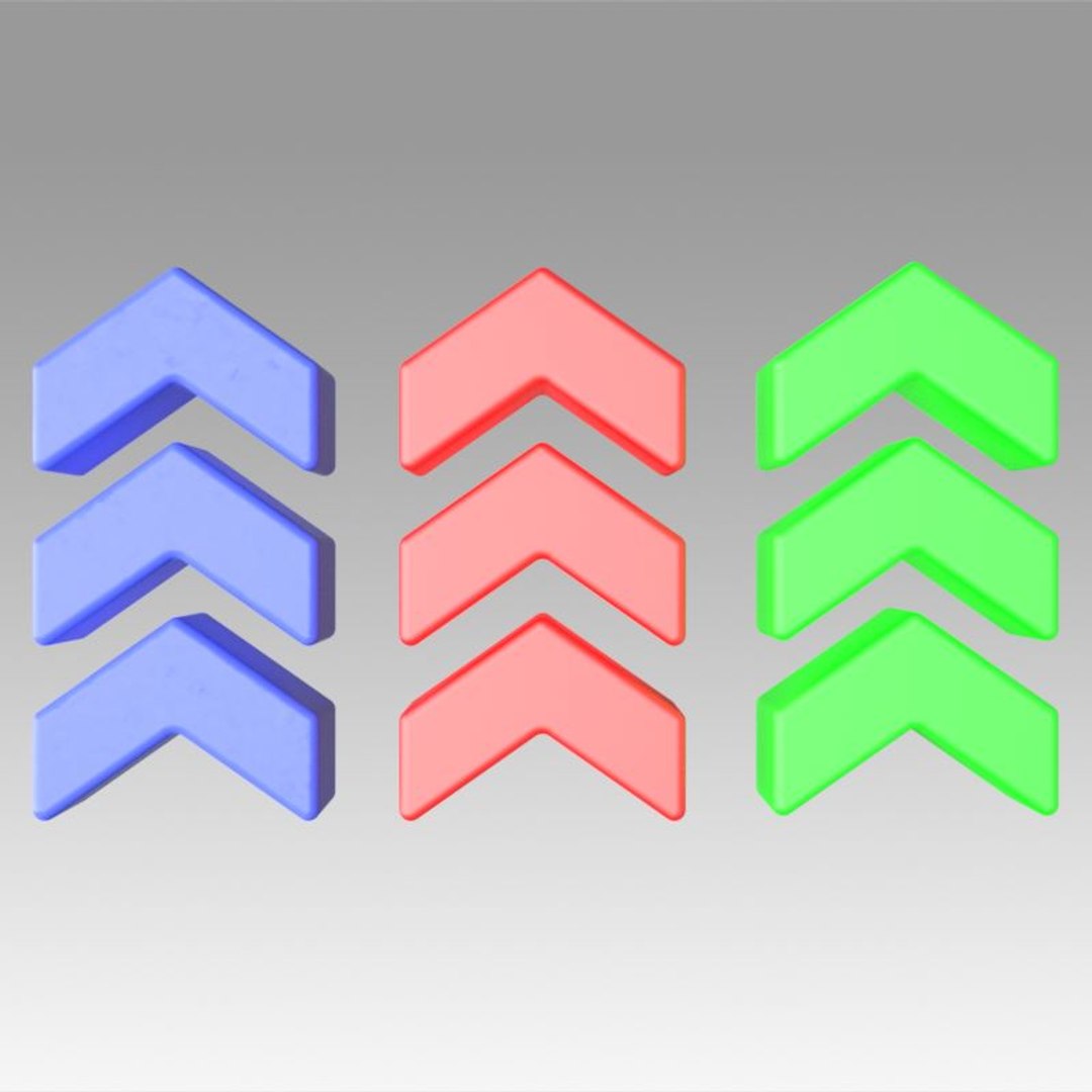 Arrow Sign 3D Model - TurboSquid 1304904