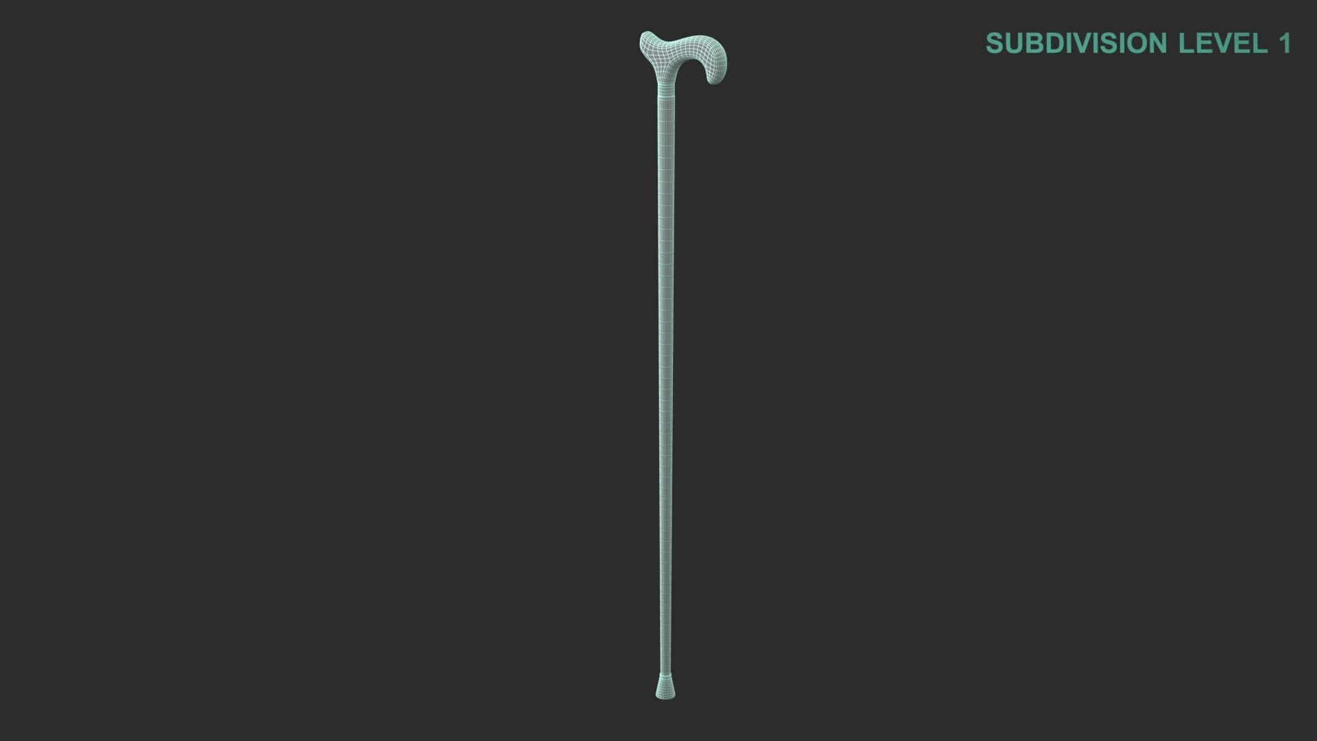 Walking Cane 3D Model - TurboSquid 1838557