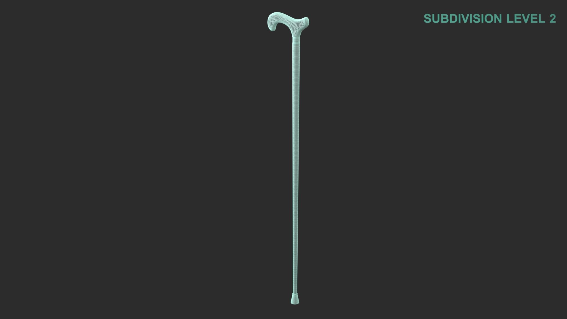 Walking Cane 3D Model - TurboSquid 1838557