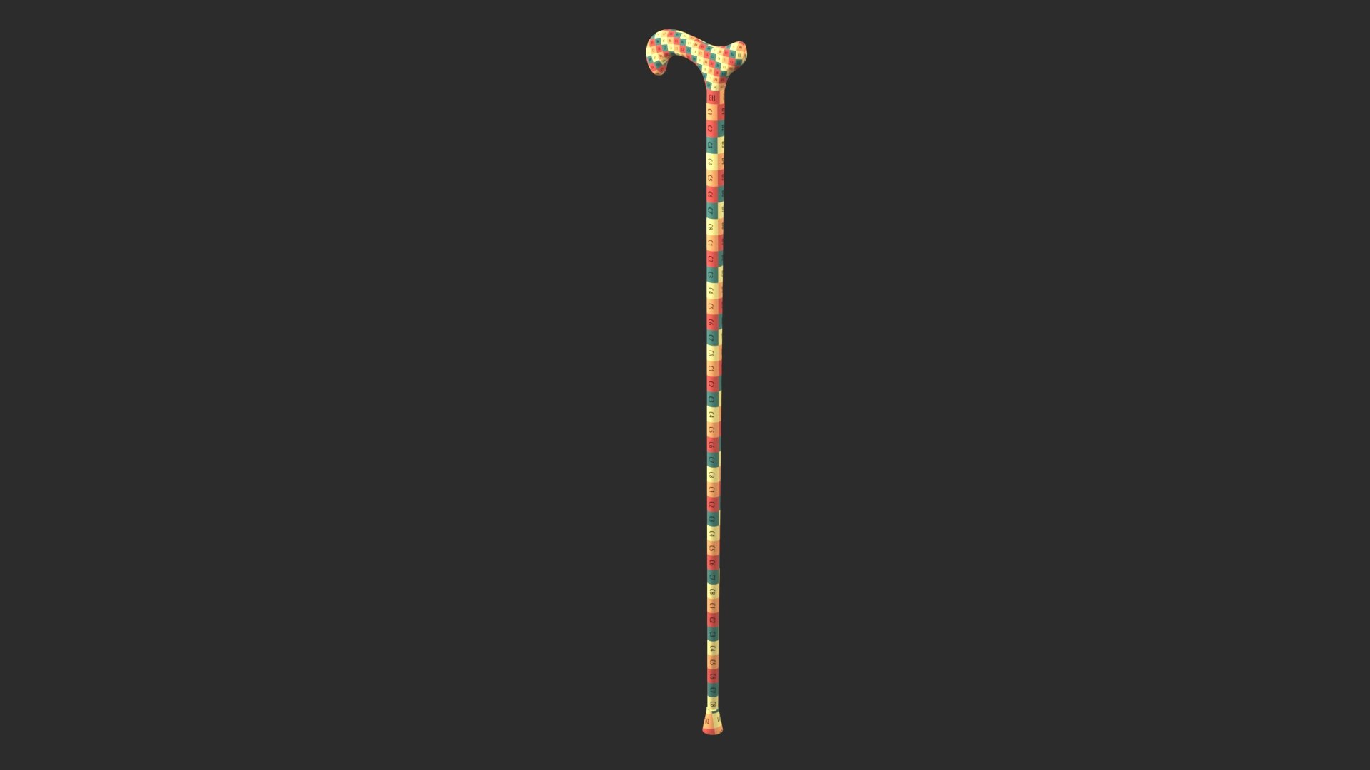 Walking Cane 3D Model - TurboSquid 1838557
