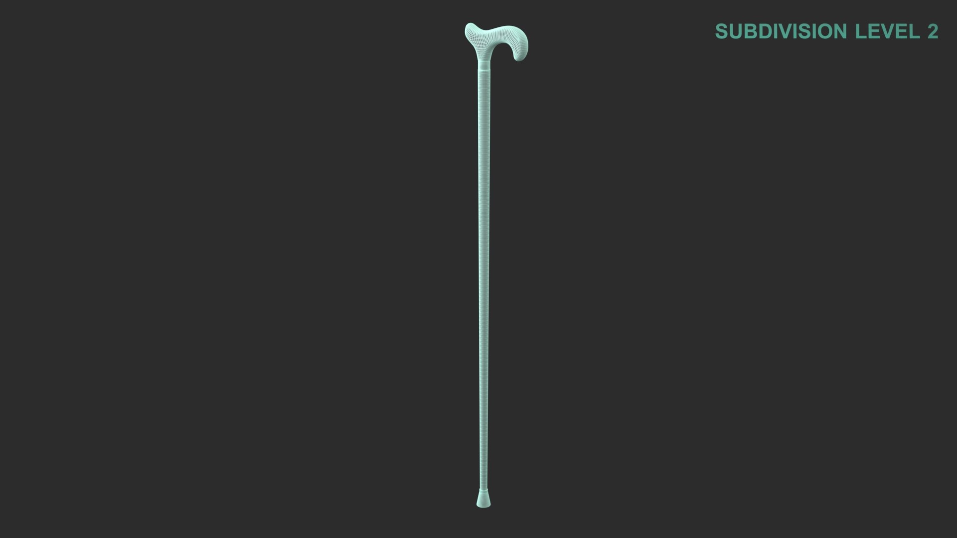 Walking Cane 3D Model - TurboSquid 1838557