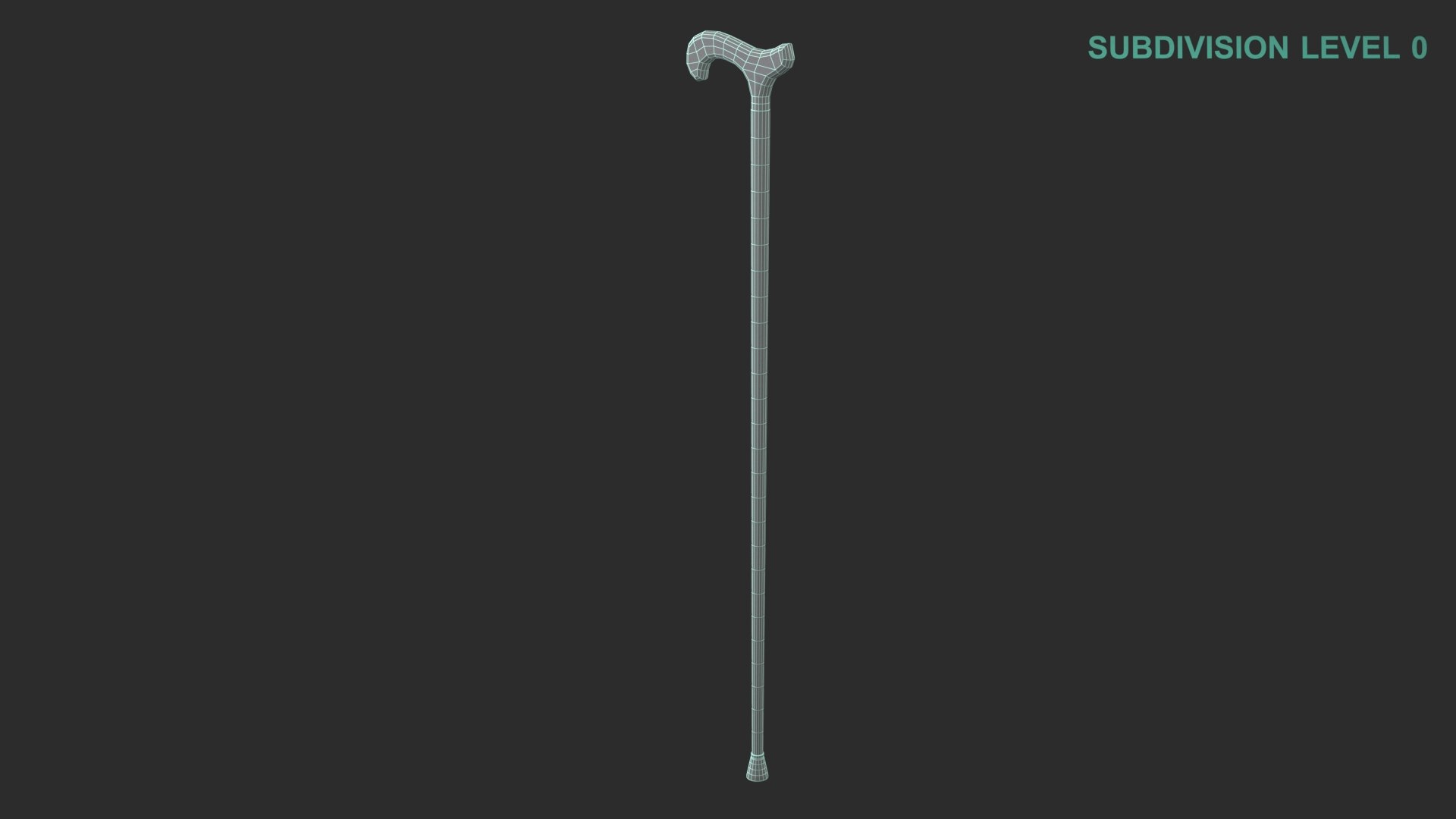 Walking Cane 3D Model - TurboSquid 1838557