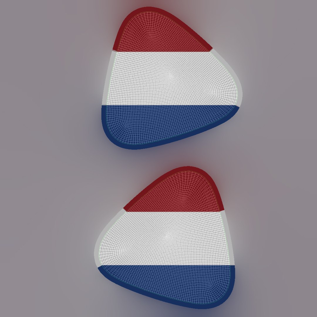 Netherlands Flag Icon 3D - TurboSquid 2058950