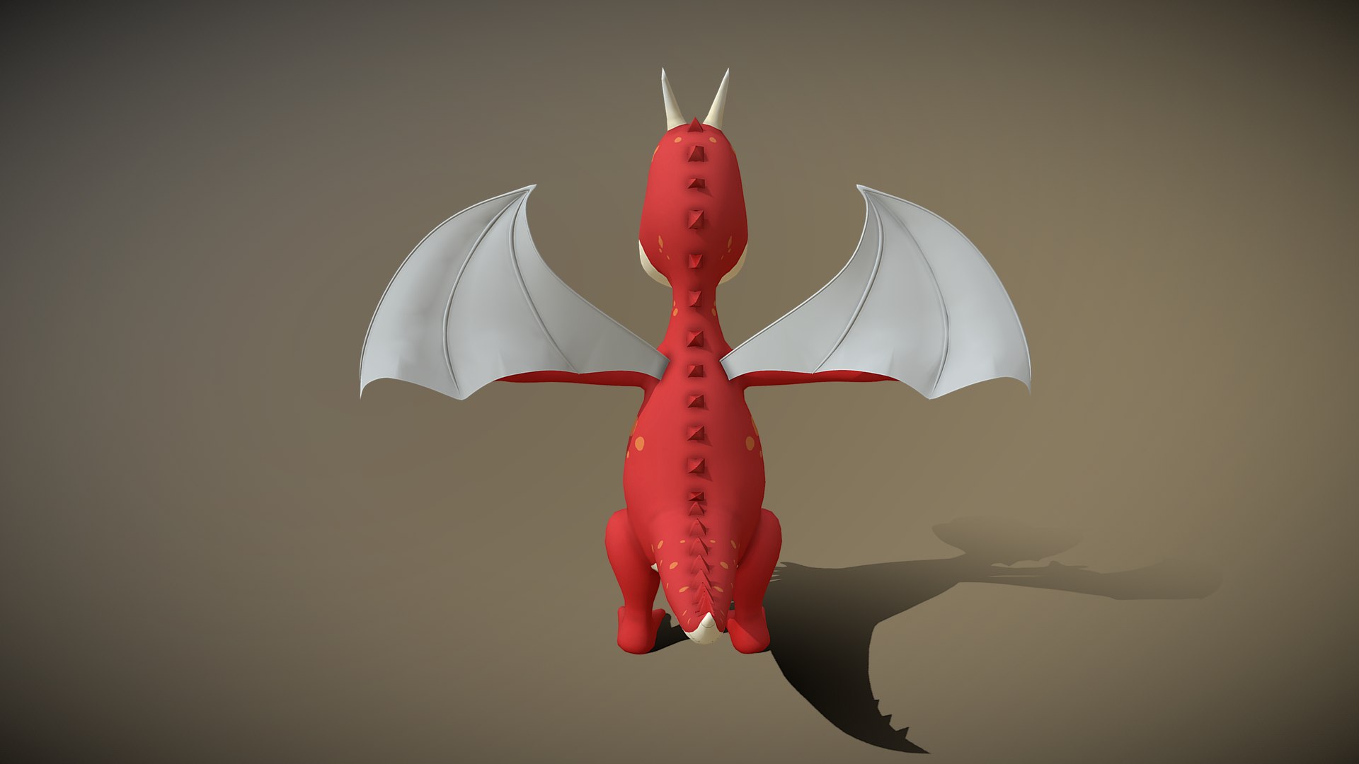3D Cartoon Dragon - TurboSquid 2026884