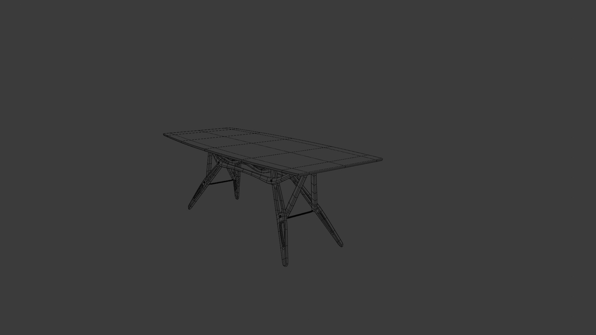 Glass Table 3D Model - TurboSquid 1634547